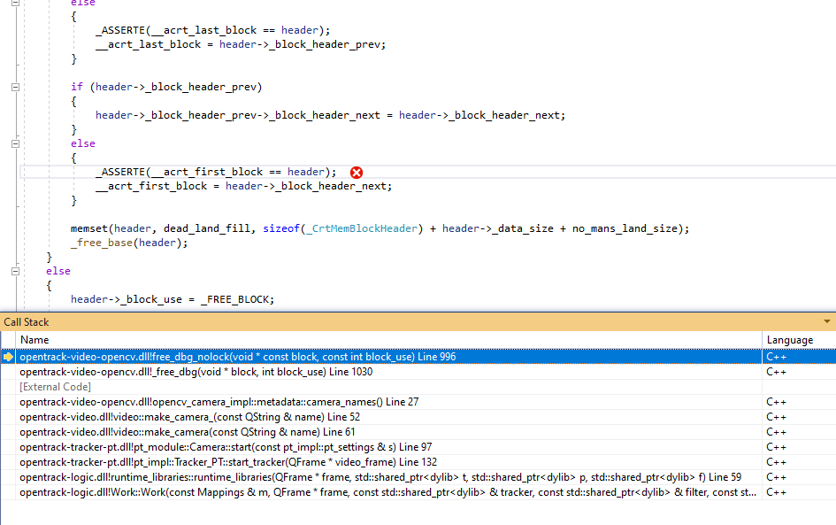 Memory Management Issues - Asserts Triggered in Allocator · Issue #1470 ...