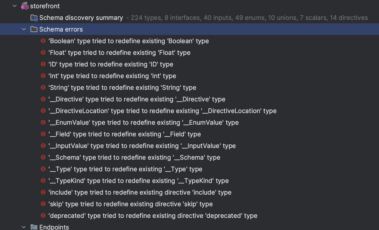 Exist Basic Scalar Type In Downloaded Schema And Got Schema Errors · Issue 5126 · Apollographql