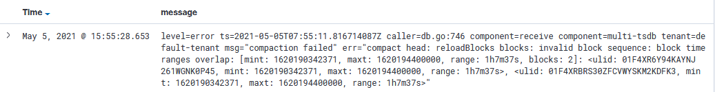 Thanos Receiver Local Receiver Not Committing To Tsdb Block When 1005