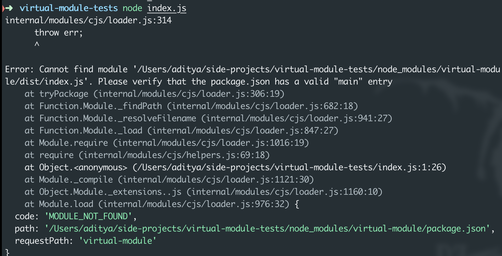 Build Step Is Broken · Issue 3 · Egoistvirtual Module · Github