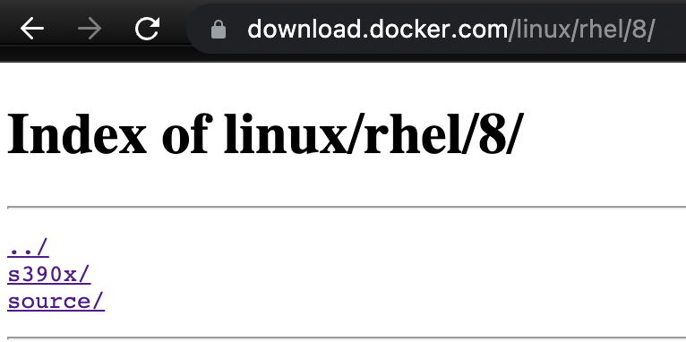 RHEL 8 x86_64 Repo Does Not Work · Issue #15822 · docker/docs · GitHub RHEL 8 x86_64 Repo Does Not Work · Issue #15822 · docker/docs · GitHub