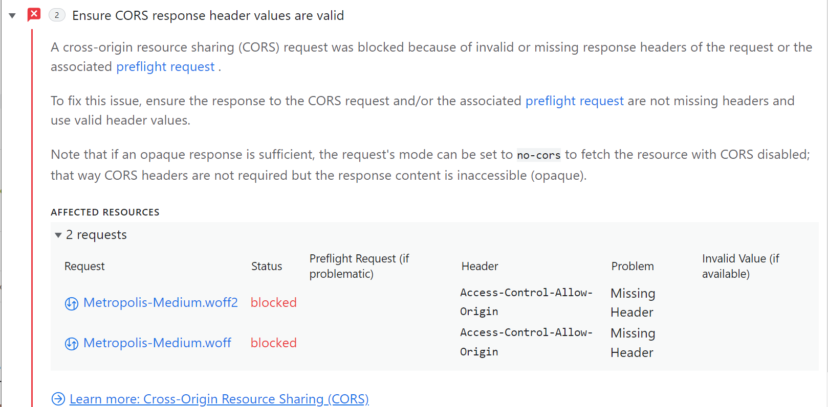 Cors Error · Issue 294 · Steeltoeossdocumentation · Github