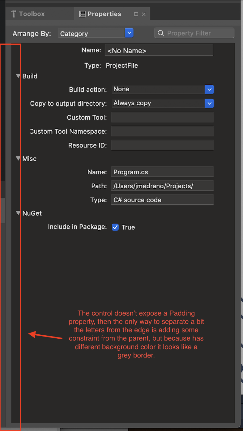 [Mac] PropertyEdititing API should allow to change/expose internal styling related properties ...