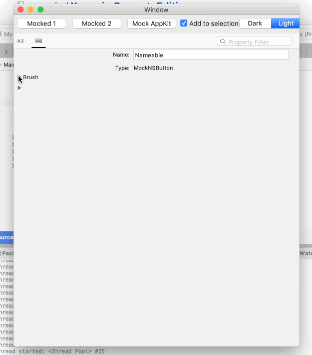 [Mac] Labels in categories are not eligible, it happens when we reload the property panel ...