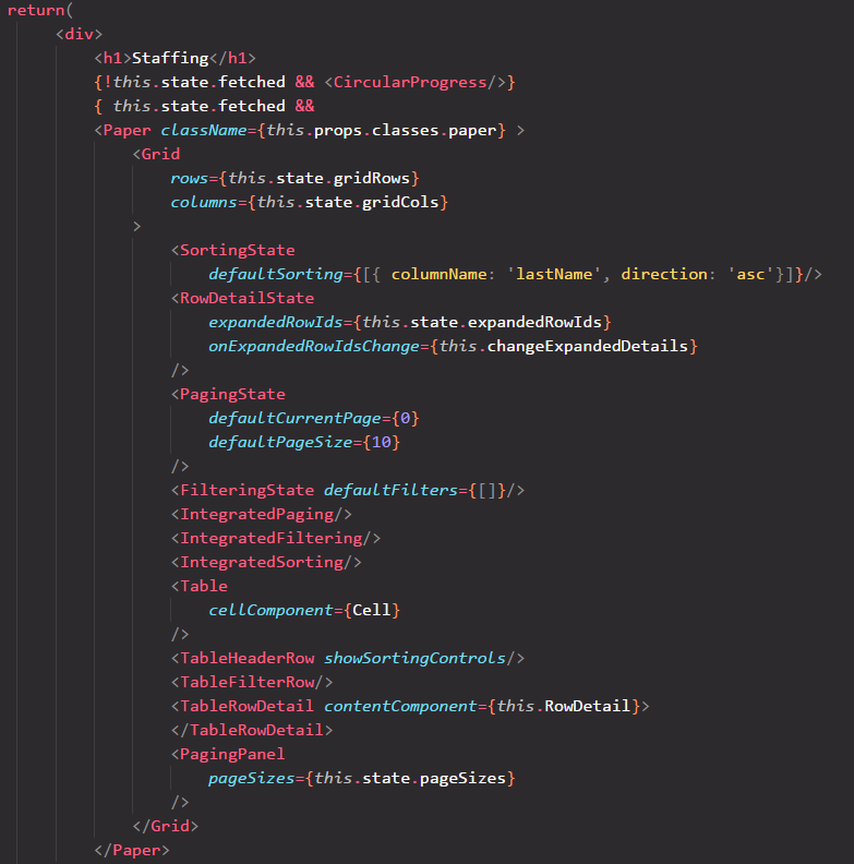 TableRowDetail background color · Issue #703 · DevExpress/devextreme-reactive · GitHub