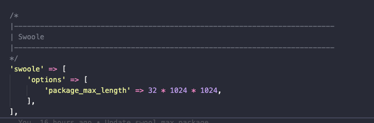 Request Entity Too Large - client_max_body_size not effect · Issue #390 · laravel/octane · GitHub