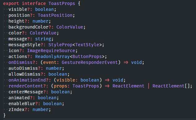 "Toast" doc may need to be updated · Issue #1249 · wix/react-native-ui-lib · GitHub