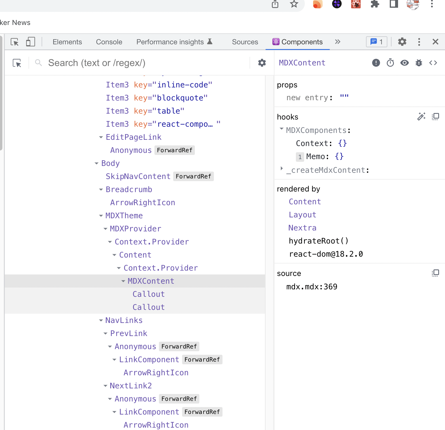 Bug: mdxcontent can't access component context · Issue #637 · shuding/nextra · GitHub