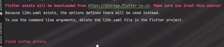 [gen L10n] Failed To Complete The Generation When `flutter Storage Base Url` Is Overridden