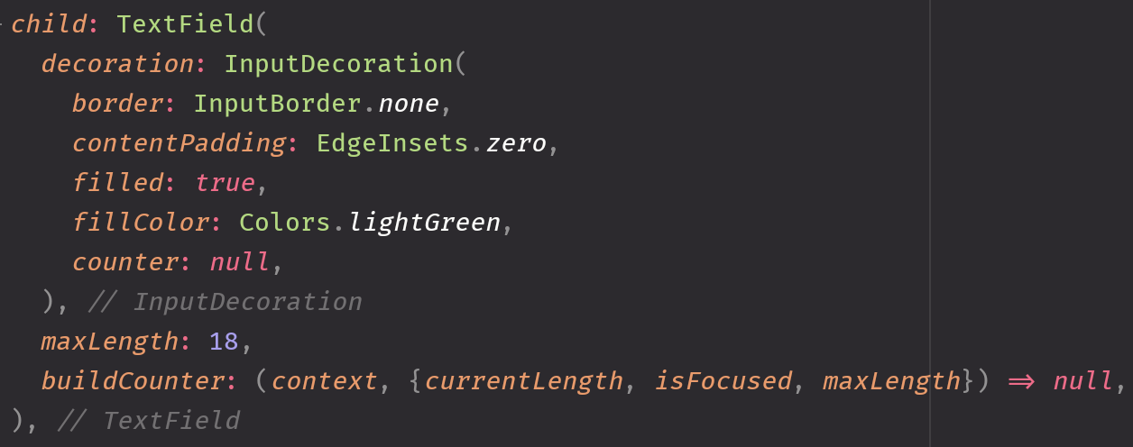 Textfield Buildcounter Shouldnt Return A Widget When Set On Null And Maxlength Set · Issue 8352