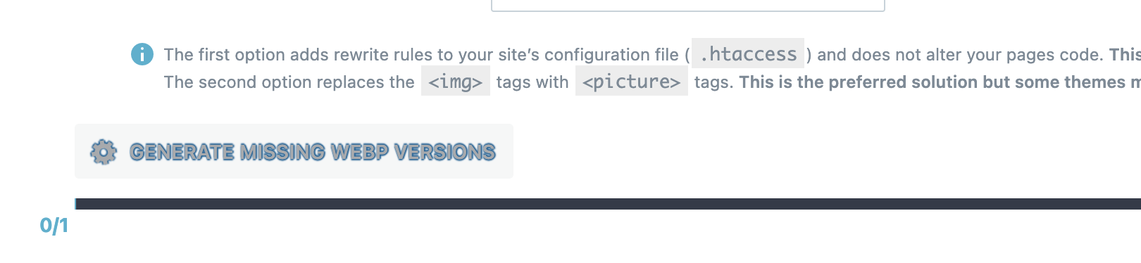 Generate missing WebP versions tool counts also WebP images · Issue #713 · wp-media/imagify ...