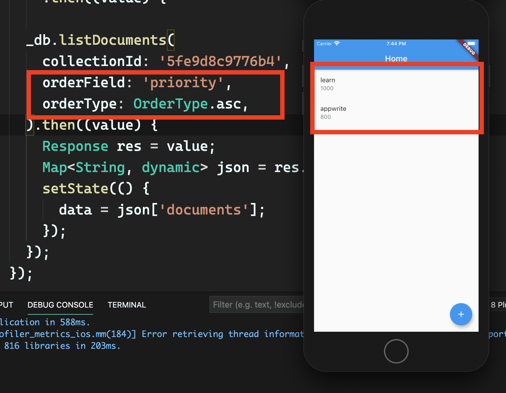 Order Not Working Correctly For Number Filed Value · Issue 783 · Appwrite Appwrite · Github
