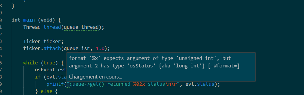 mbed-rtos example gives warnings · Issue #148 · platformio/platform-ststm32 · GitHub