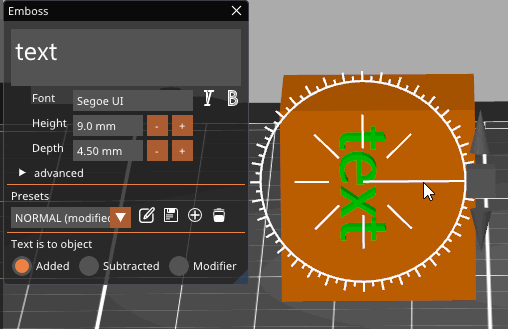Rotate individual characters in text modifier · Issue #10026 · prusa3d ...
