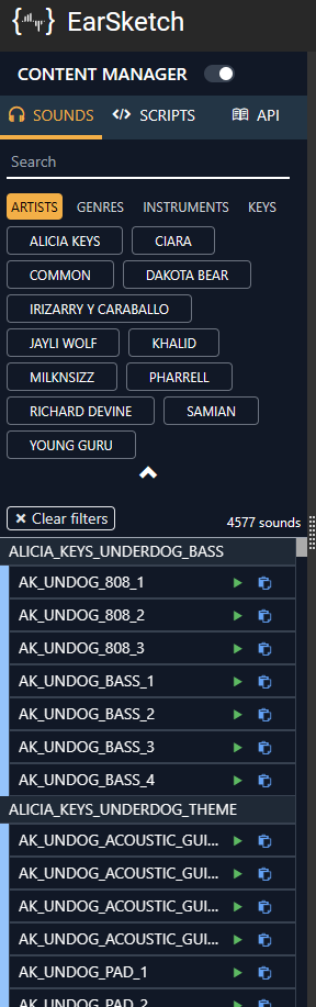EarSketch - Outdated UI in videos, screenshots, and GIFs · Issue #371 · NuevoFoundation ...