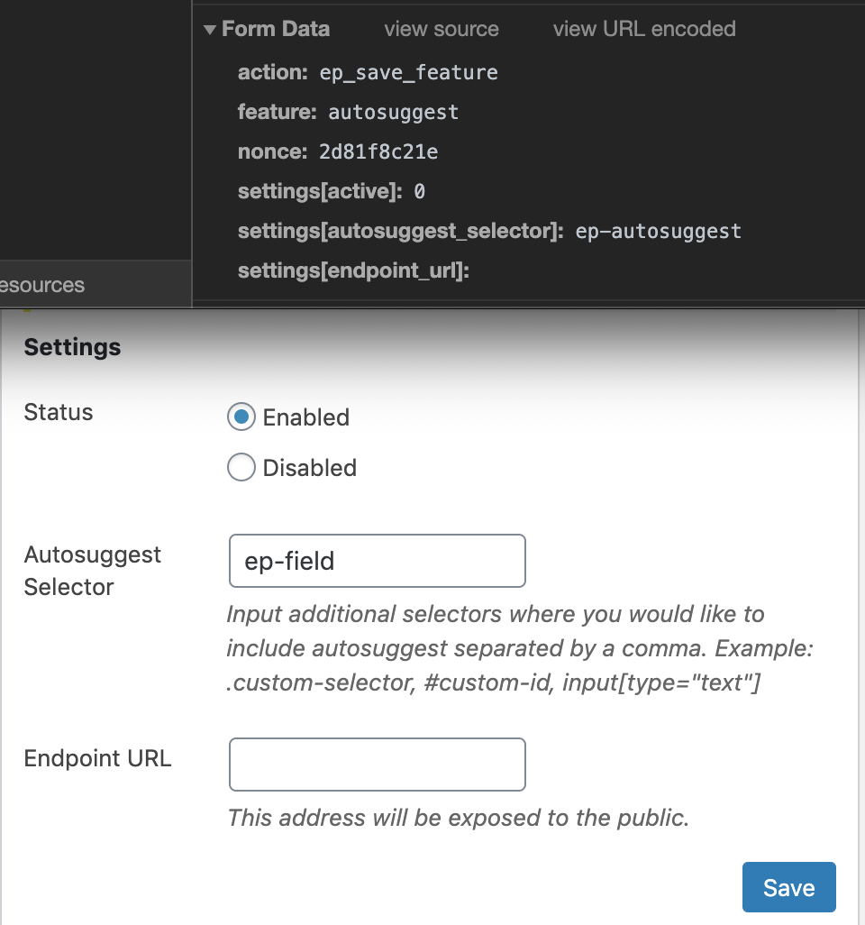 ElasticPress Feature Settings - Incorrect JavaScript · Issue #1541 · 10up/ElasticPress · GitHub