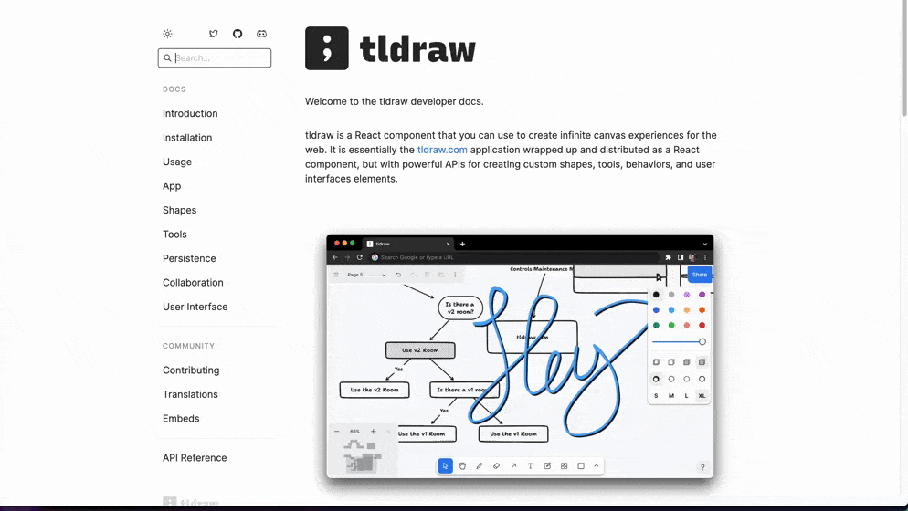 [Bug]: Docs search has no feedback. · Issue #1518 · tldraw/tldraw · GitHub