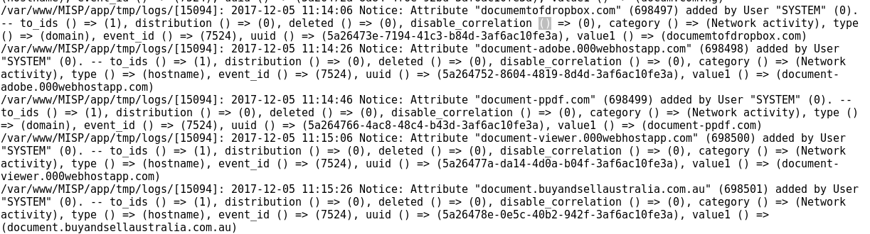 Adding IOC takes long time >20 seconds /attribute · Issue #2714 · MISP/MISP · GitHub