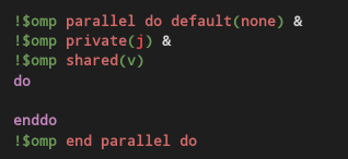 openMP line continuation · Issue #139 · fortran-lang/vscode-fortran-support · GitHub