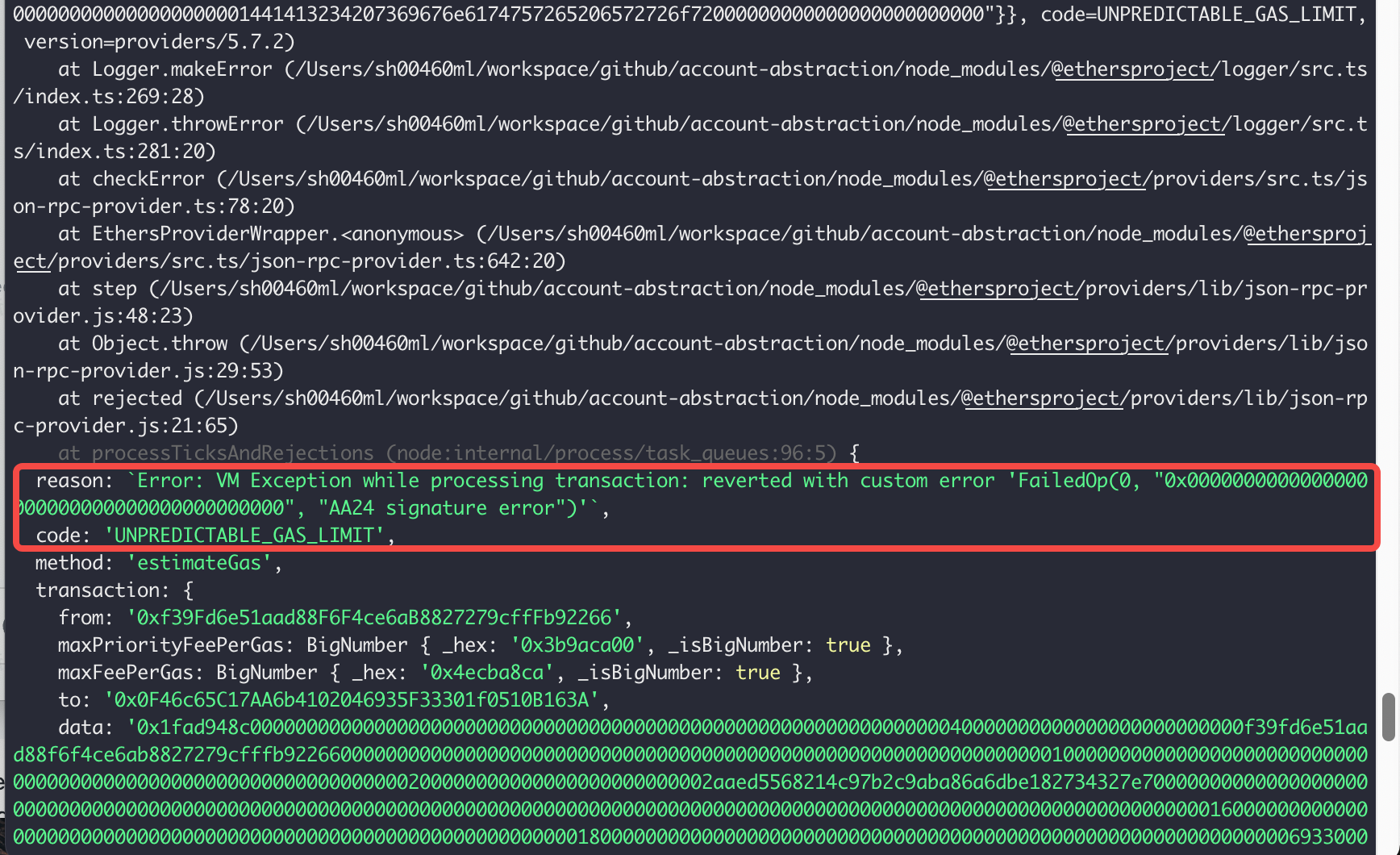 a draft tutorial for first time developer using this repo · Issue #129 · eth-infinitism/account ...