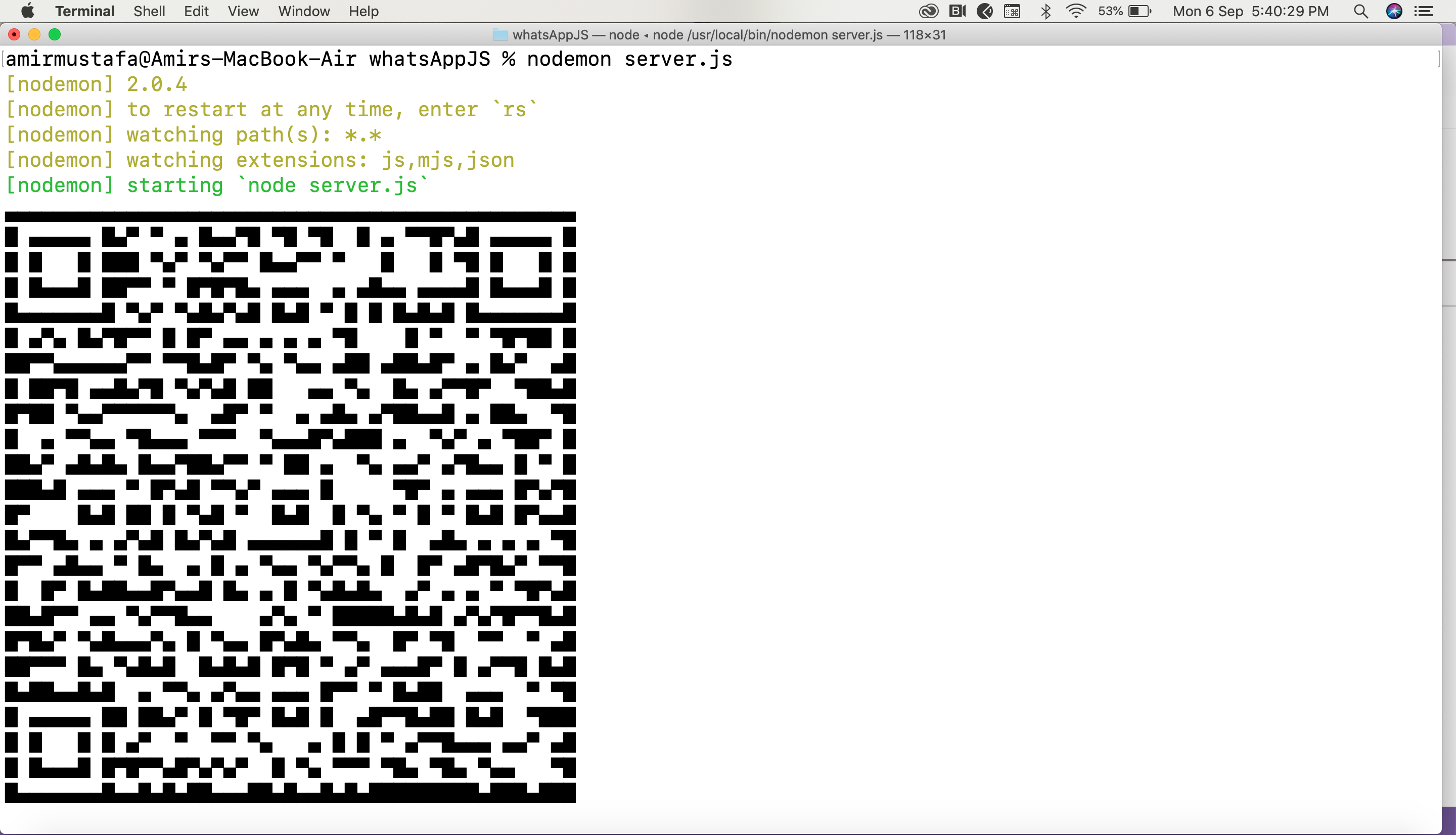 GitHub - AmirMustafa/WhatsApp-using-Node-JS: Receive and send Message ...
