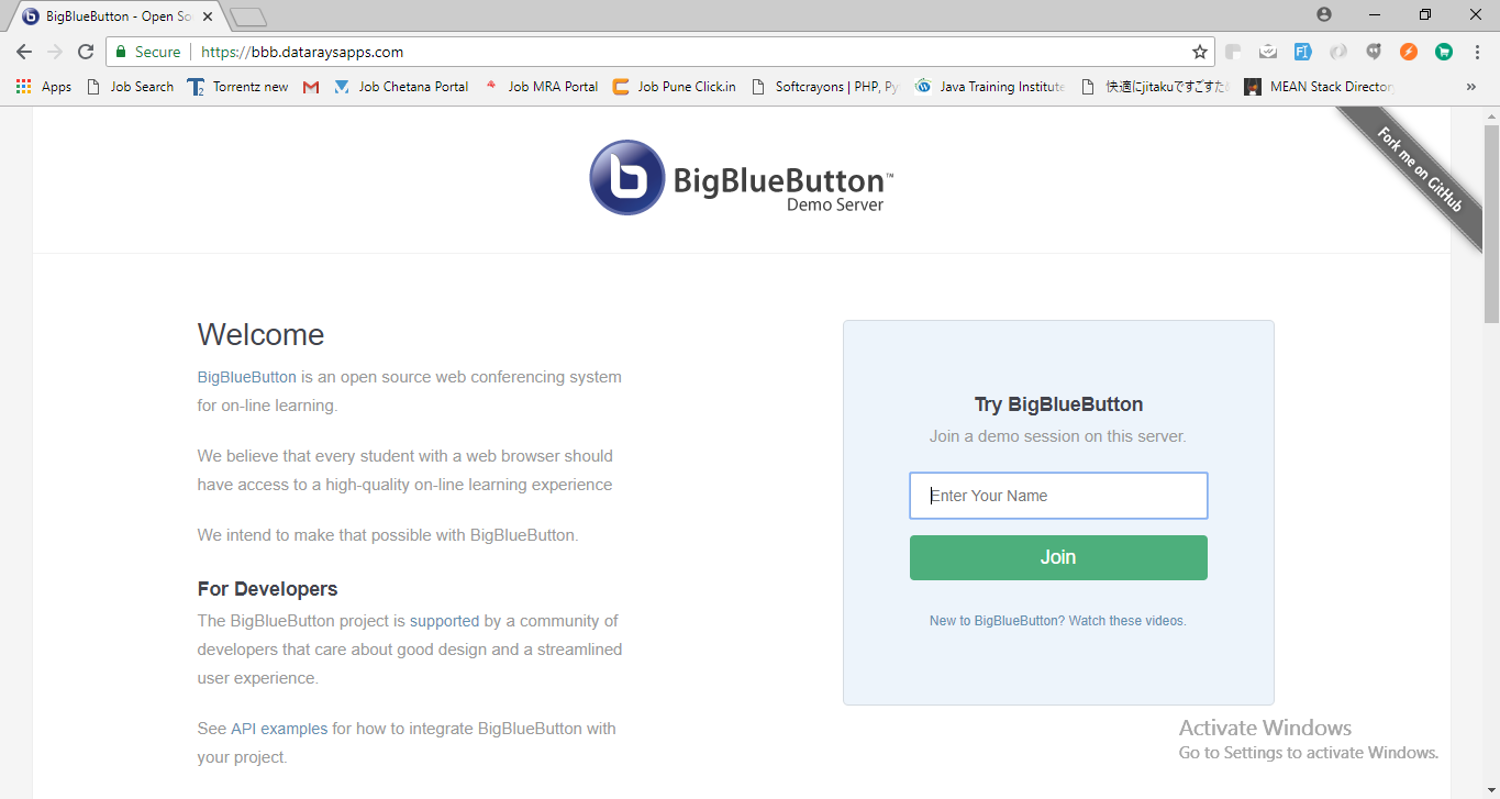GitHub - AmirMustafa/BigBlueButton: Linux - Video Conferencing system, includes presentation