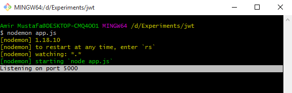 GitHub - AmirMustafa/jwt-Authentication-with-Express-JS: This project deals with a simple ...
