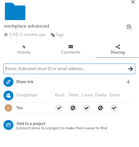 advanced permissions: no write permissions on group folder · Issue #399 · nextcloud/groupfolders ...