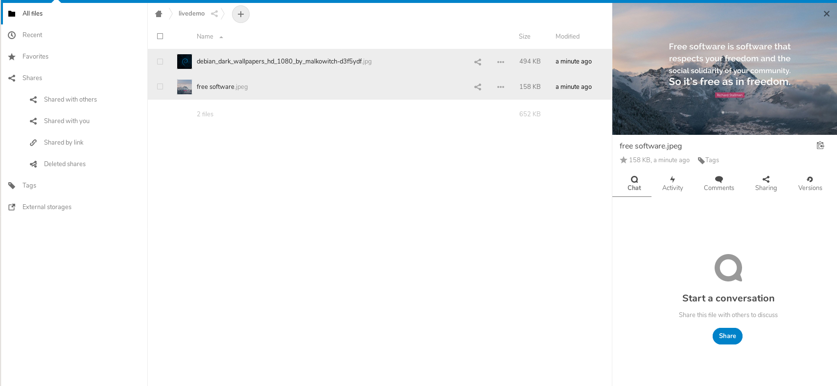 Talk doesn't detect group folders · Issue #2088 · nextcloud/spreed · GitHub