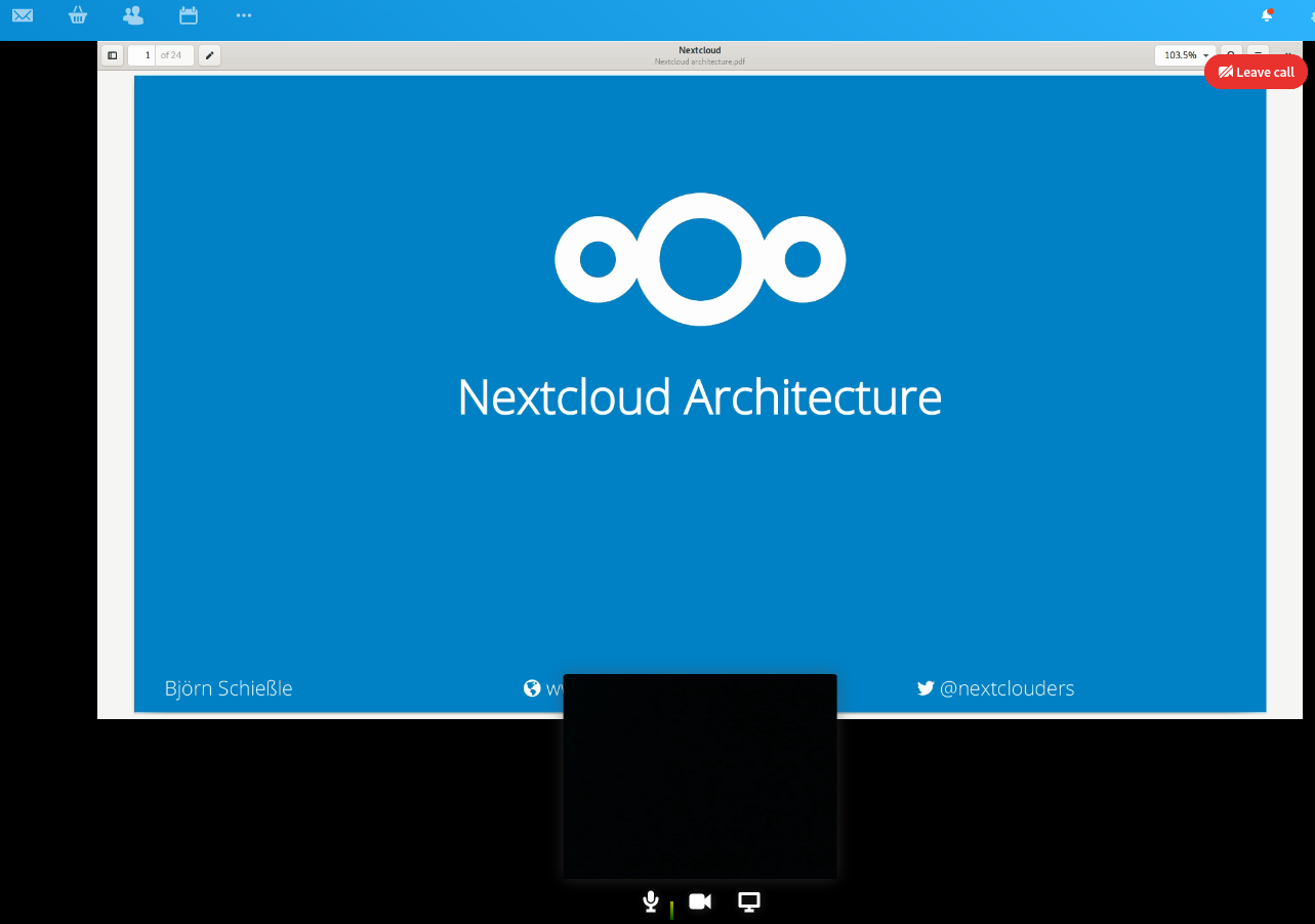small video stream on the bottom can overlap screensharing · Issue #3448 · nextcloud/spreed · GitHub