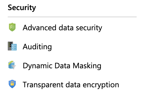 Dynamic Data Masking is under Security section · Issue #43428 ...
