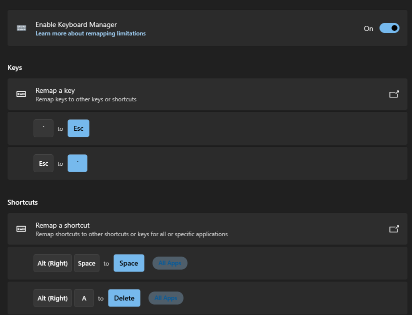 Keyboard manager does not work · Issue #17337 · microsoft/PowerToys ...