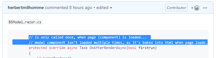 Modal Backdrop is not functioning · Issue #198 · chanan/BlazorStrap · GitHub