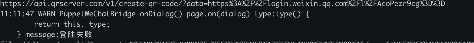 扫码登录失败，求助 · Issue #187 · AutumnWhj/ChatGPT-wechat-bot · GitHub