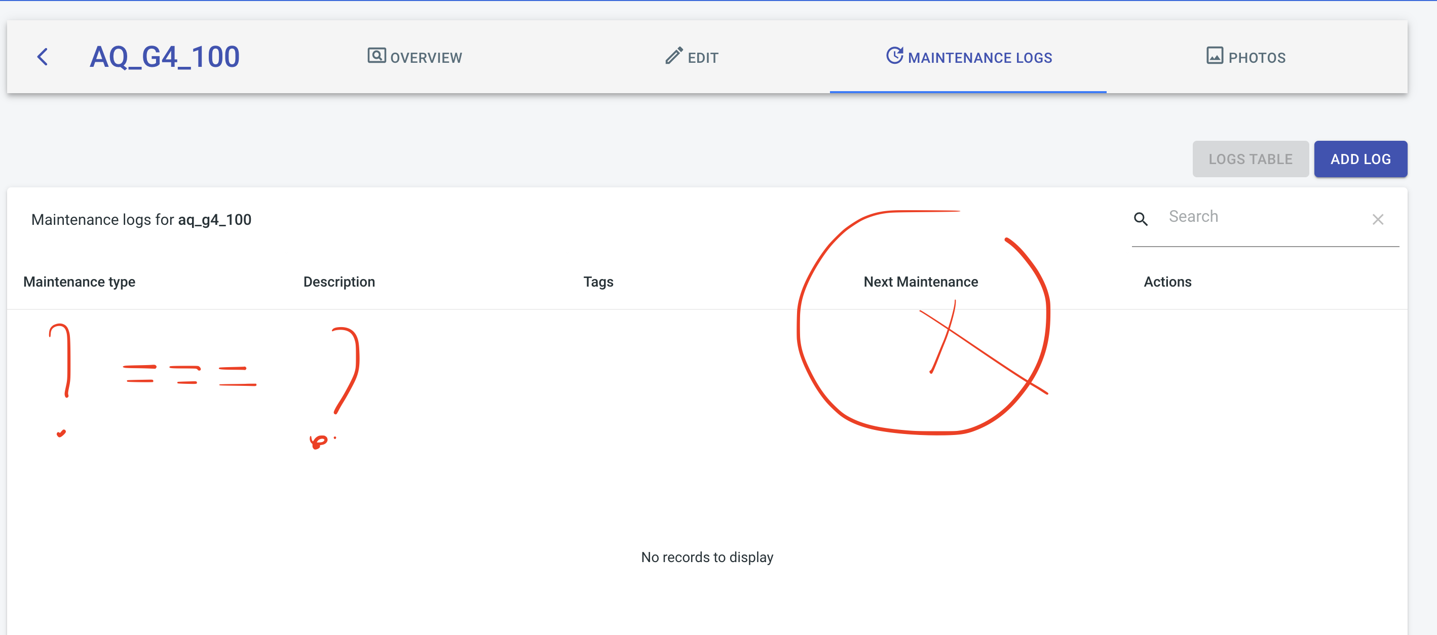 Review the details we show in the maintenance logs · Issue #398 · airqo-platform/AirQo-frontend ...