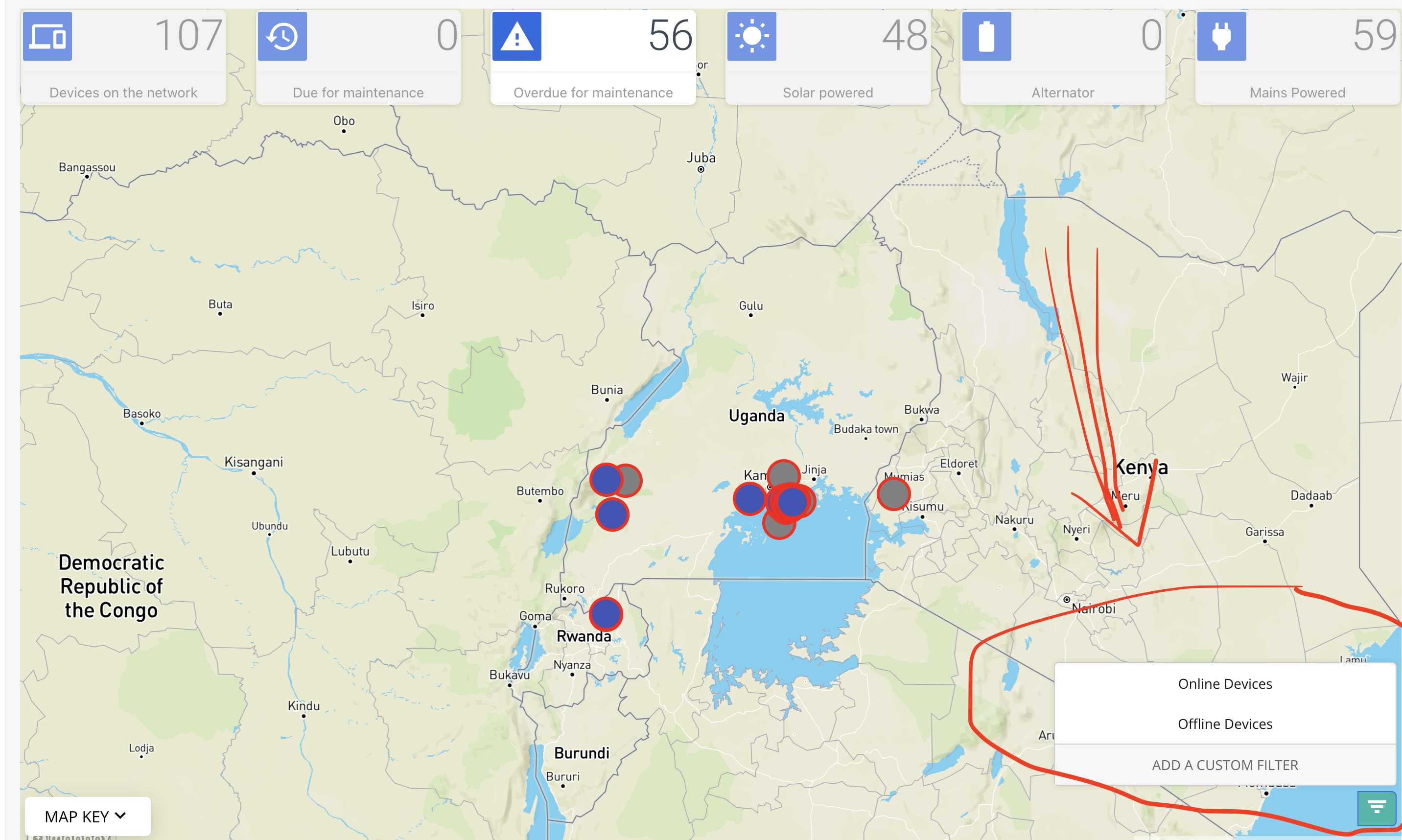 Enhancement to the device management Map filter · Issue #505 · airqo ...