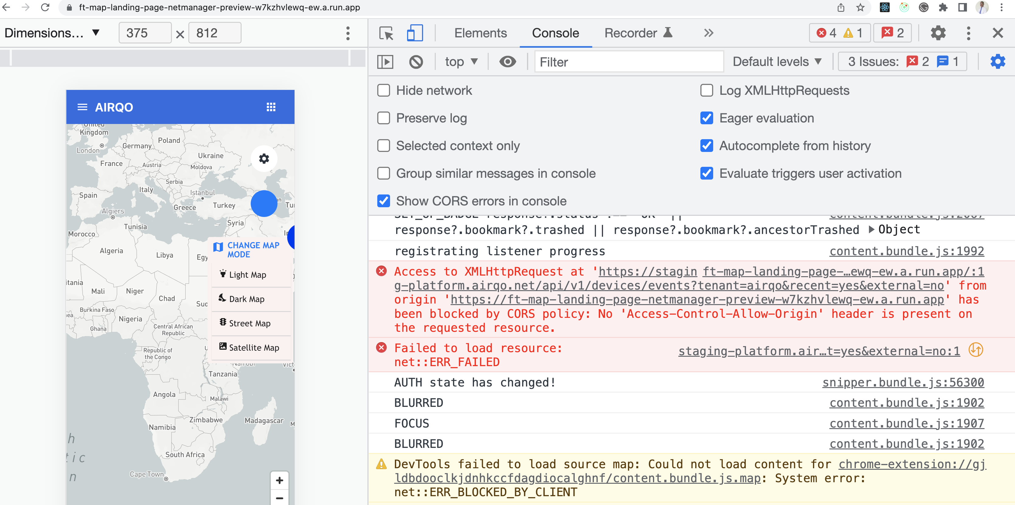 [Netmanager] Features map on landing page by Codebmk · Pull Request #987 · airqo-platform/AirQo ...