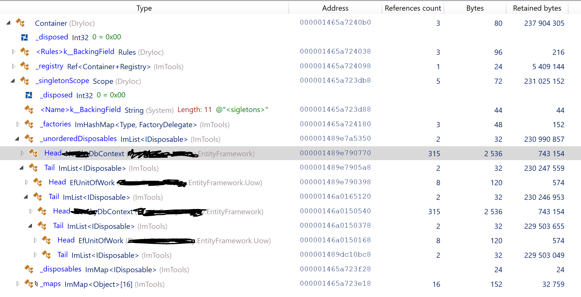 ASP.Net Core 3.1 - DbContext (Transient Disposable) store in Scope Container · Issue #261 ...