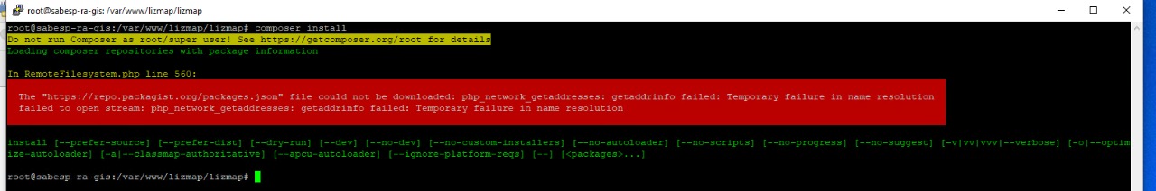 LWC installation problem · Issue #2665 · 3liz/lizmap-web-client · GitHub