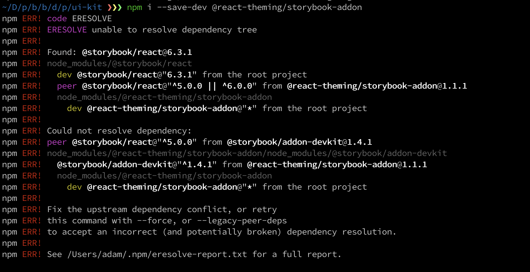 Incorrect Peer Dependencies React 17 Support · Issue 20 · React Theming Storybook Addon · Github