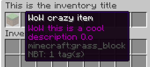 Create an advanced inv - Lukkit