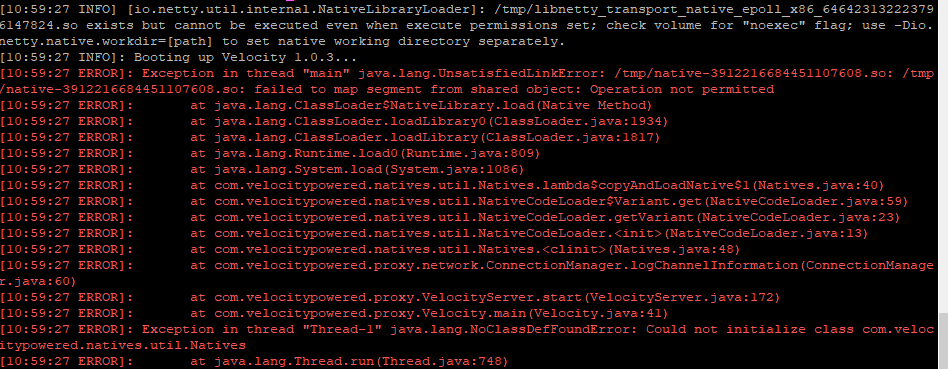 Centos 7 server start issues · Issue #260 · PaperMC/Velocity · GitHub