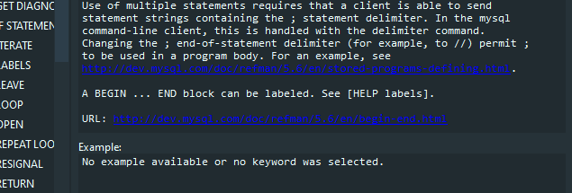 Links in help when using 'dark' theme are illegible · Issue #755 · HeidiSQL/HeidiSQL · GitHub