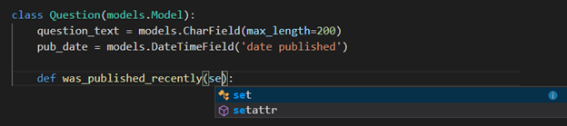 No "self" suggestion in autocomplete · Issue #2455 · microsoft/vscode ...