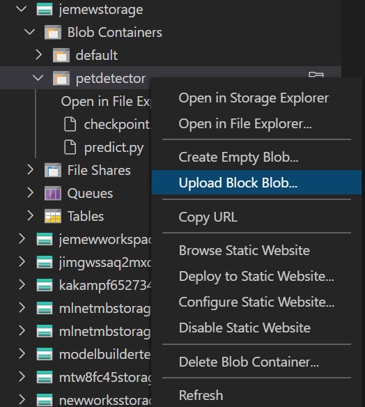 "Upload" wording is confusing to new storage users · Issue #687 · microsoft/vscode-azurestorage ...