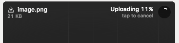 Upload is stuck at 11% · Issue #447 · pqina/filepond · GitHub