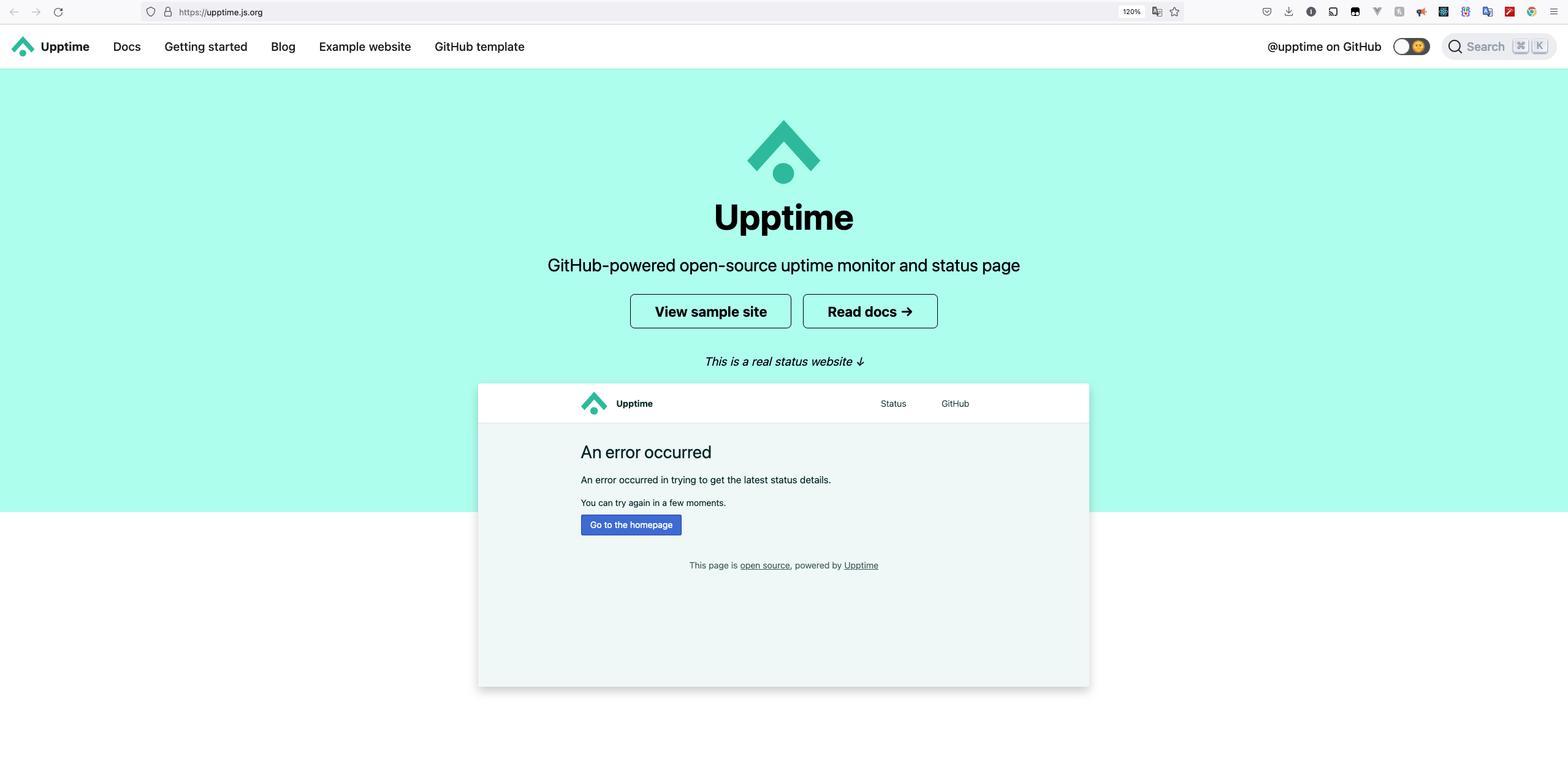 Upptime is down! · Issue #612 · upptime/upptime · GitHub