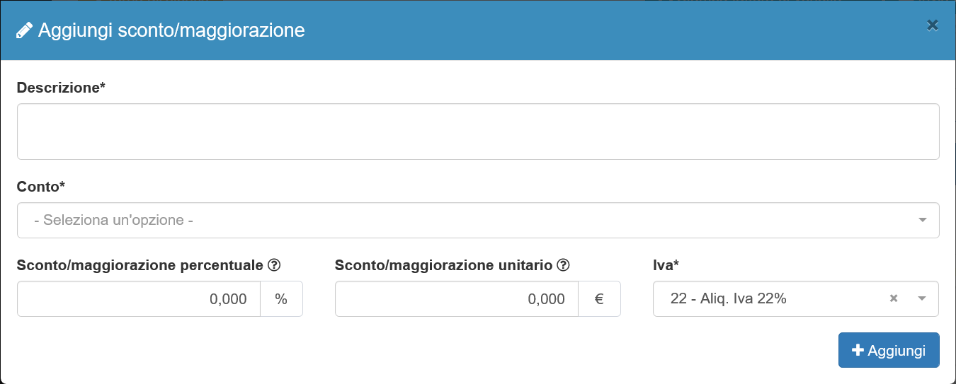 Su "Sconto incondizionato" in preventivi viene sempre applicato "Iva predefinita" · Issue #71 ...