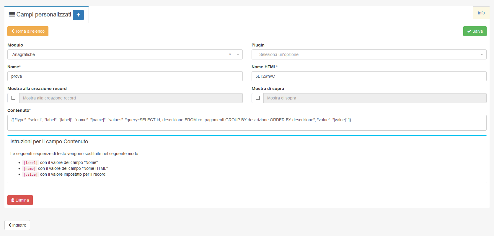 documentazione campi personalizzati? · Issue #601 · devcode-it/openstamanager · GitHub