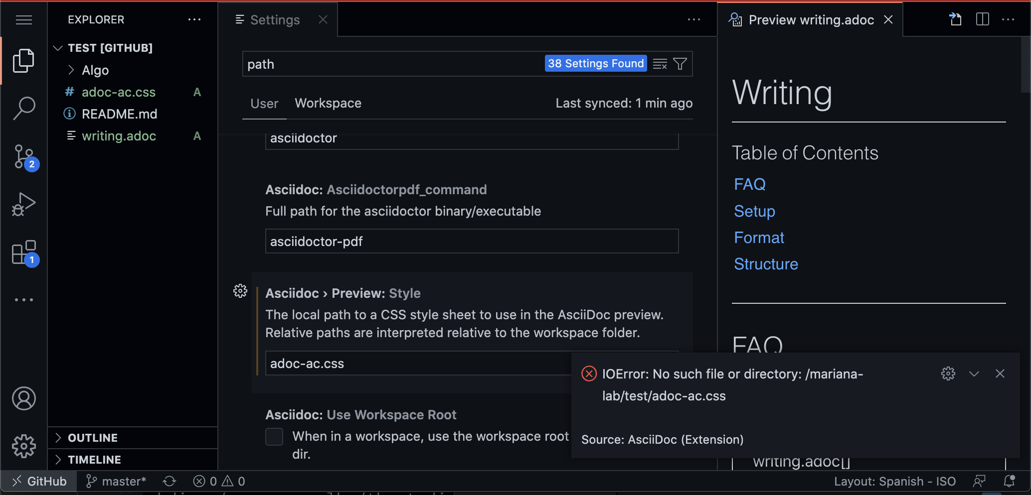 Custom stylesheet defined in `Preview: Style` not loading in Web editor · Issue #651 ...